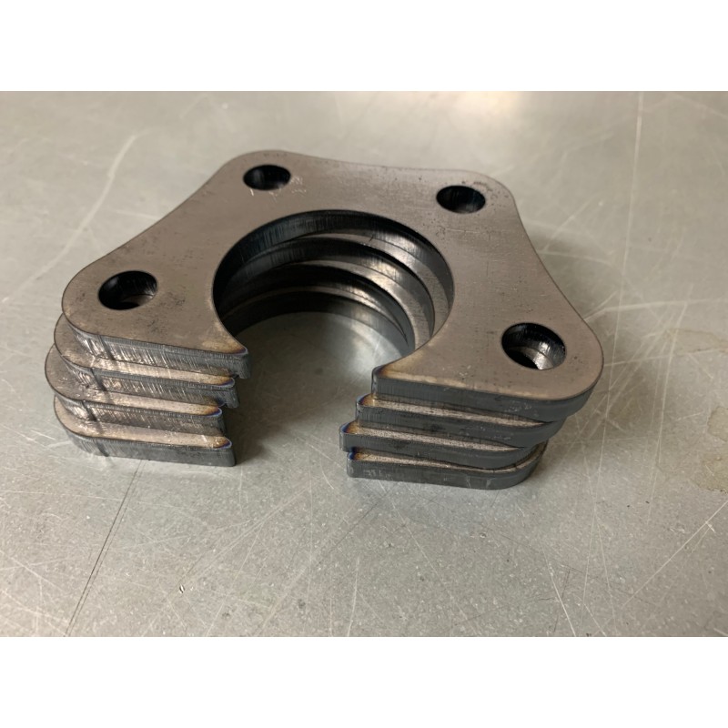 UCF 4-Bolt Offset Flange for 1-3/4 Inch Round Tube