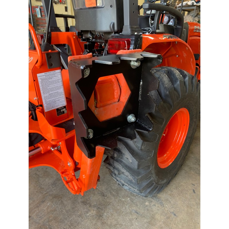 UCF Outrigger Cleats for Kubota B26 with BT820 Backhoe