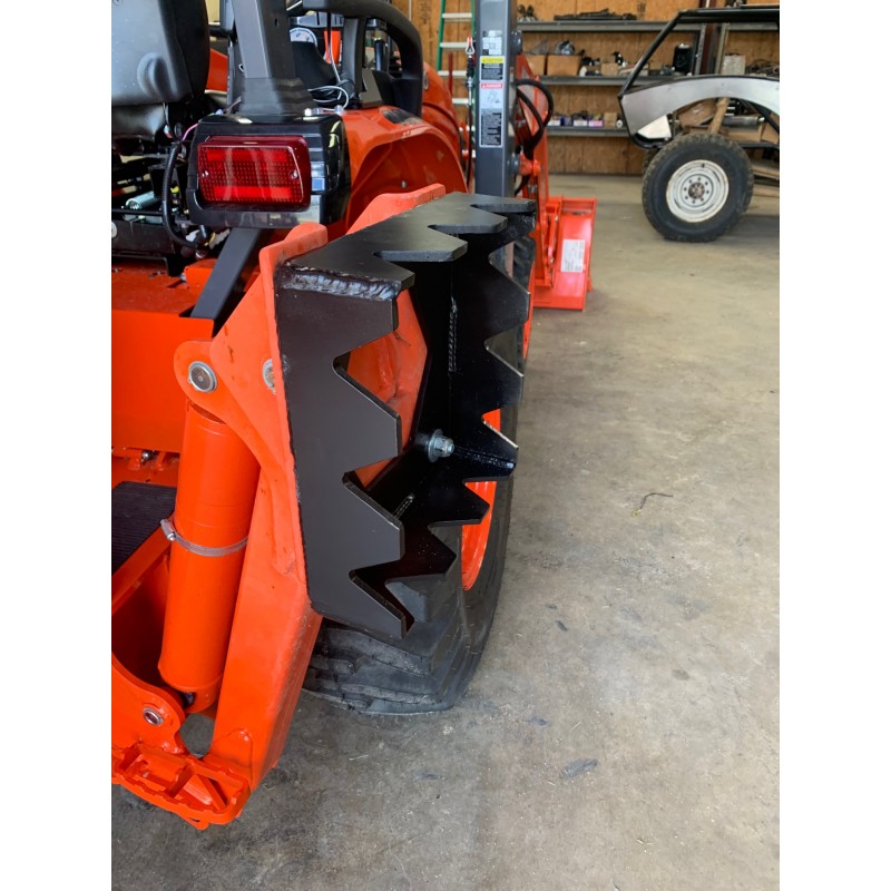 UCF Outrigger Cleats for Kubota B26 with BT820 Backhoe