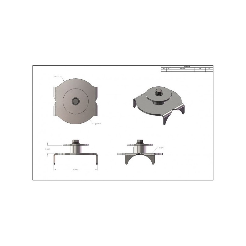 UCF Jeep TJ Rear Coil Spring Mounts