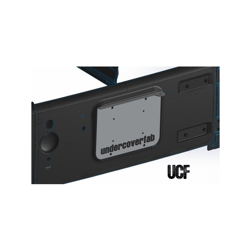 UCF Tailgate Tag Bracket & Antenna Mount for Jeep JK Logo Options With ...