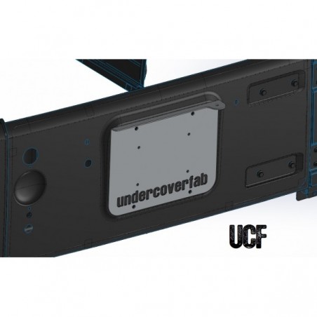 UCF Tailgate Tag Bracket & Antenna Mount for Jeep JK Logo Options With ...