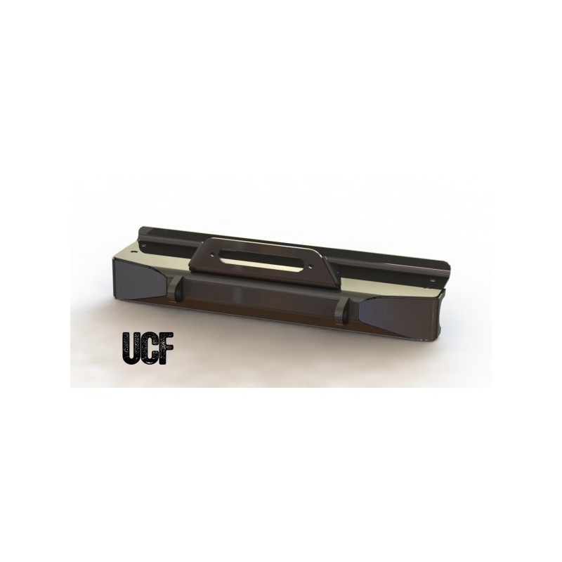 UCF Jeep TJ Steel Ultra-High Clearance Front Bumper D-Ring Mounts Add D ...